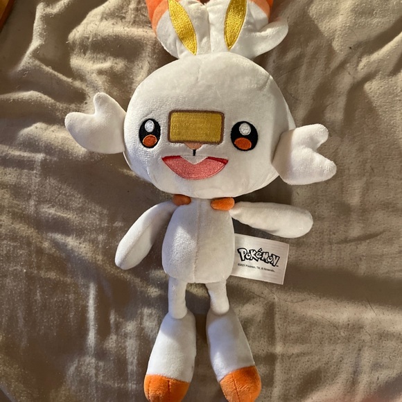 Pokemon | Toys | Pokemon 4 Plush Toy Stuffed Doll Scorbunny Bandai ...